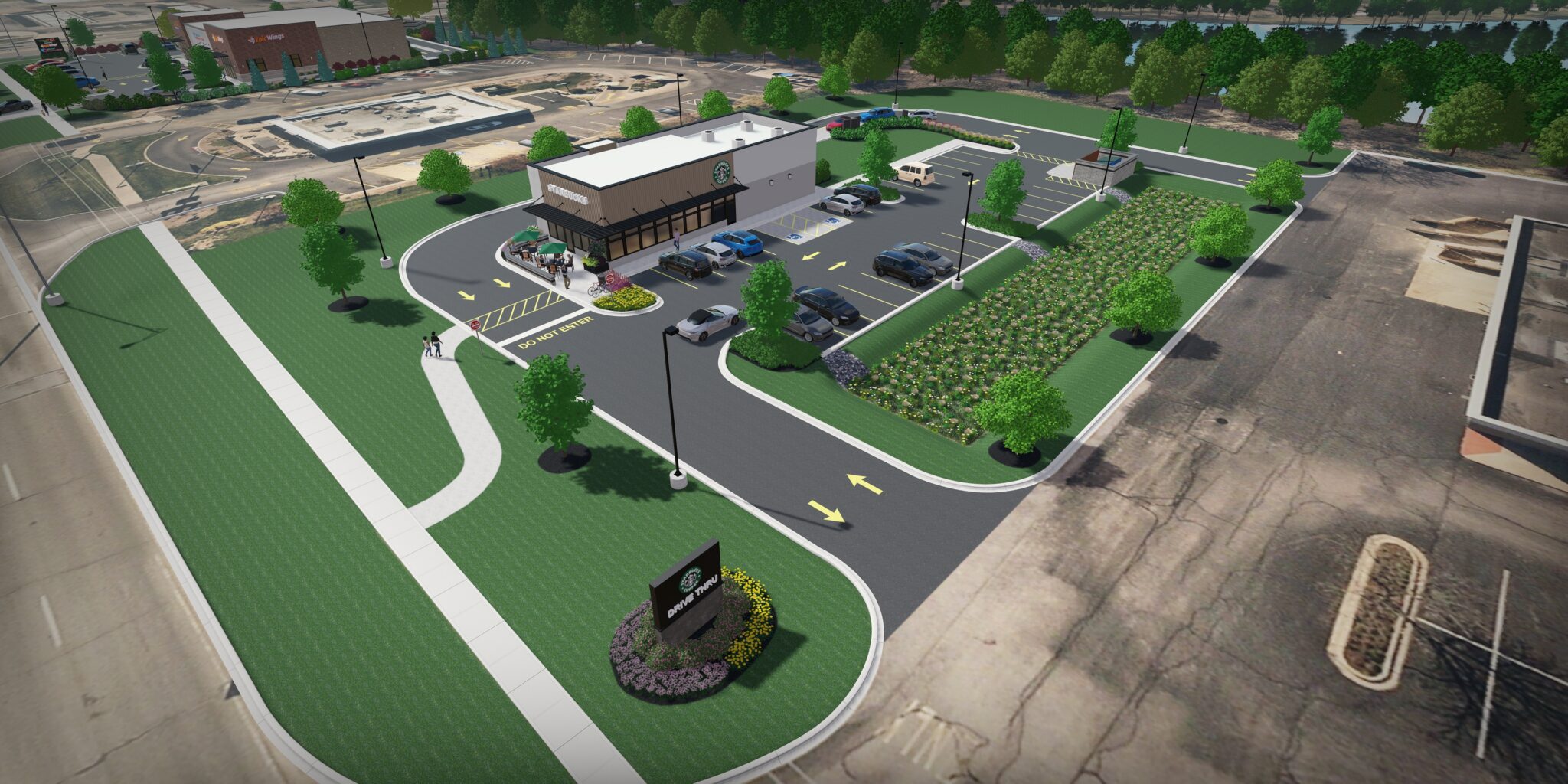 Civil Engineering and Landscape Design for Starbucks Development ...