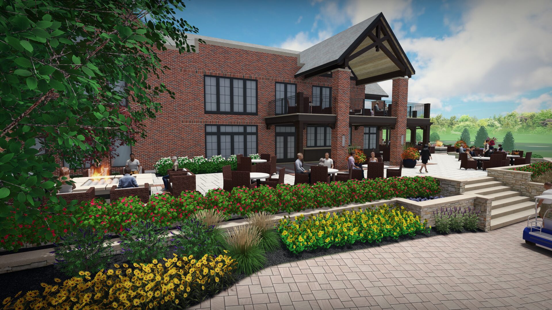 Landscape Architectural Services for Newly Expanded Country Club Pool ...